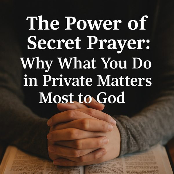 The Power of Secret Prayer: Why What You Do in Private Matters Most to God